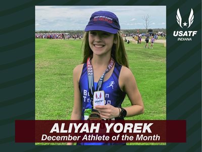 Yorek selected as December Athlete of the Month | USA Track & Field Indiana